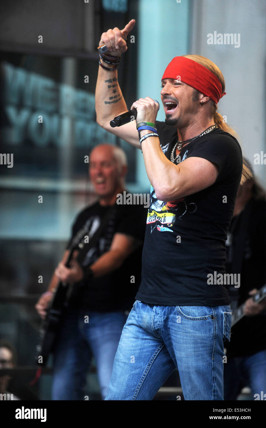 New York, NY, USA. 18th July, 2014. Singer/TV personality Bret Michaels ...