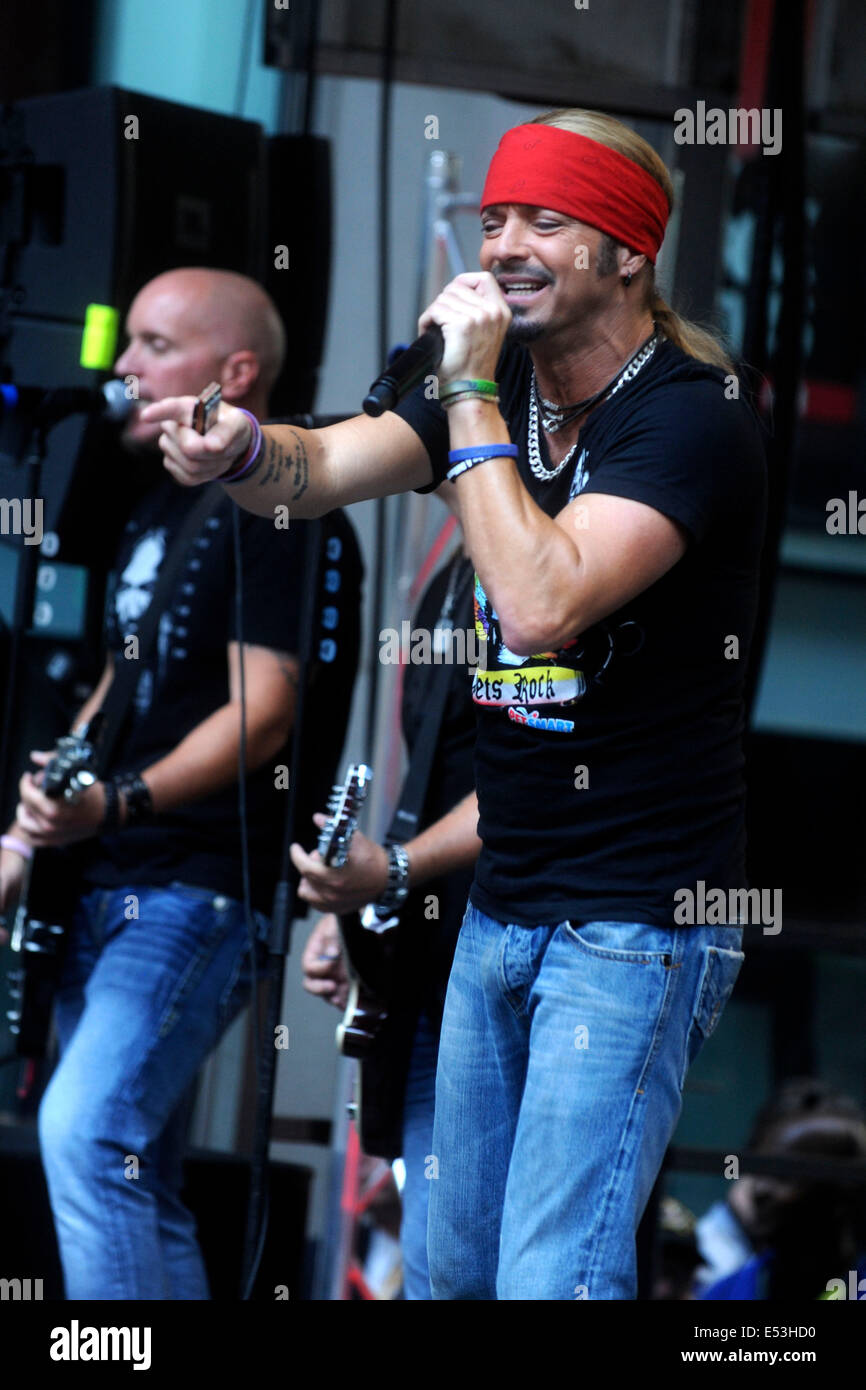 New York, NY, USA. 18th July, 2014. Singer/TV personality Bret Michaels ...