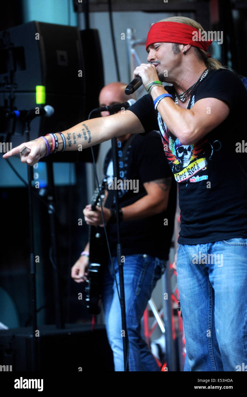 New York, NY, USA. 18th July, 2014. Singer/TV personality Bret Michaels ...