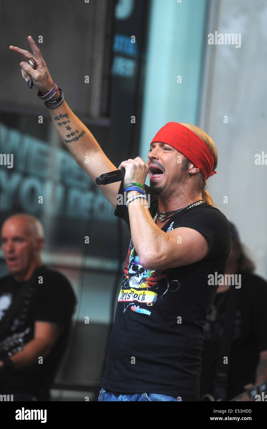 New York, NY, USA. 18th July, 2014. Singer/TV personality Bret Michaels ...