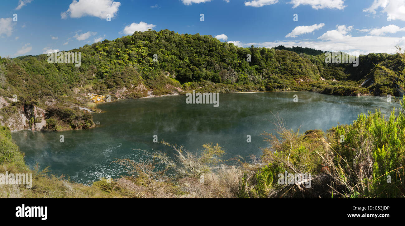 Panoramic view of Echo Crater Stock Photo - Alamy