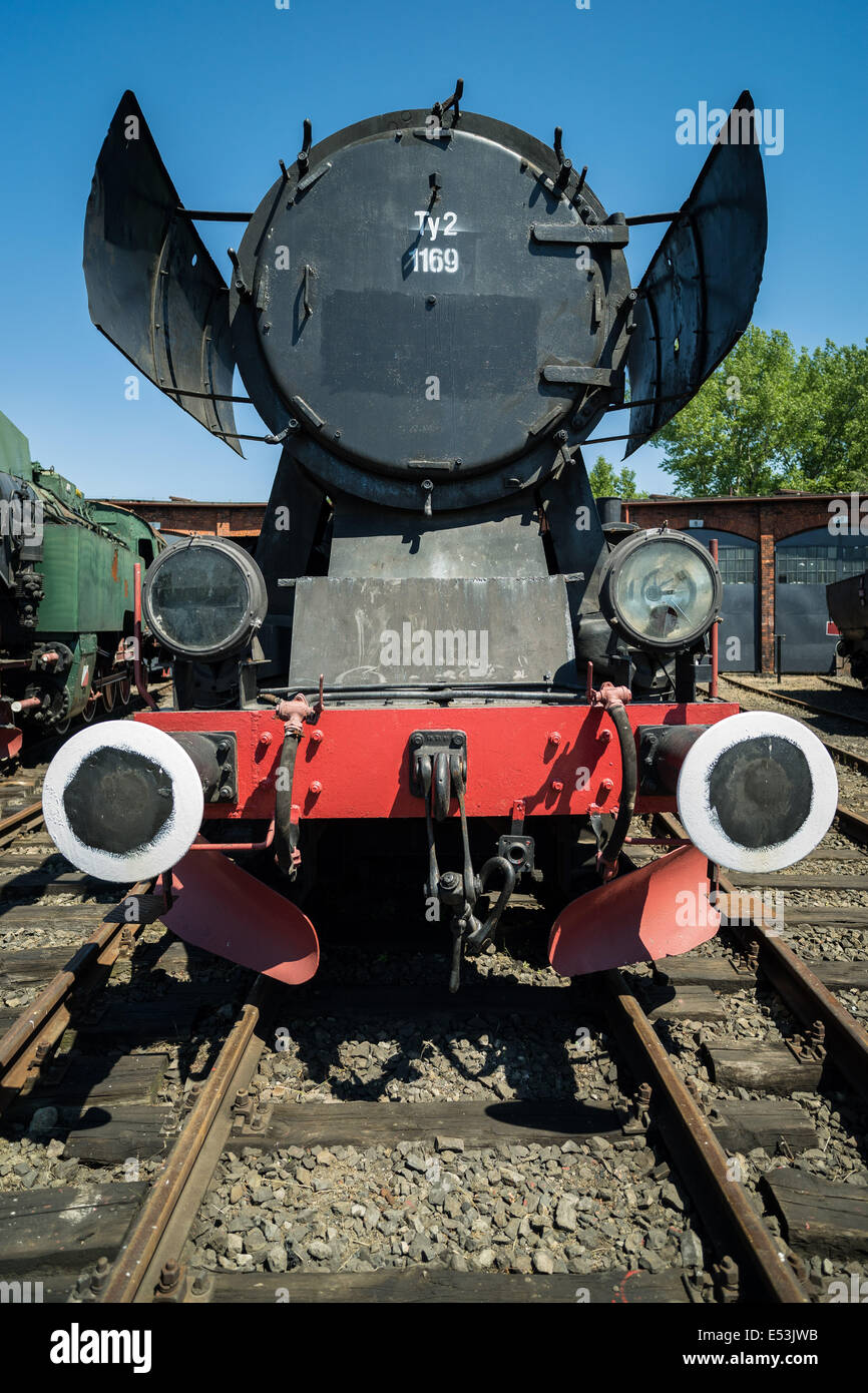Old steam engine locomotive Stock Photo - Alamy