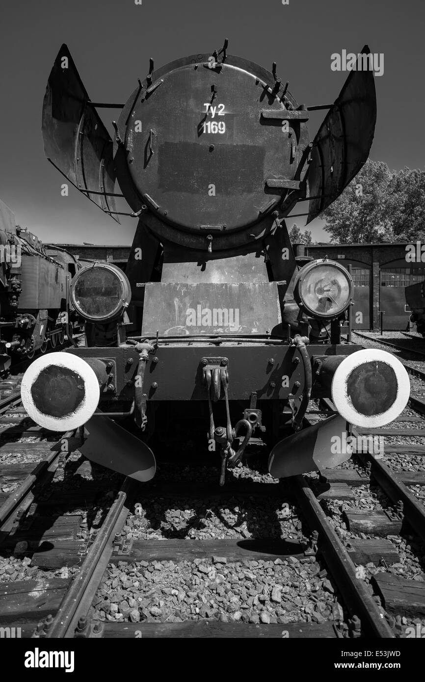 Old steam engine locomotive Stock Photo - Alamy