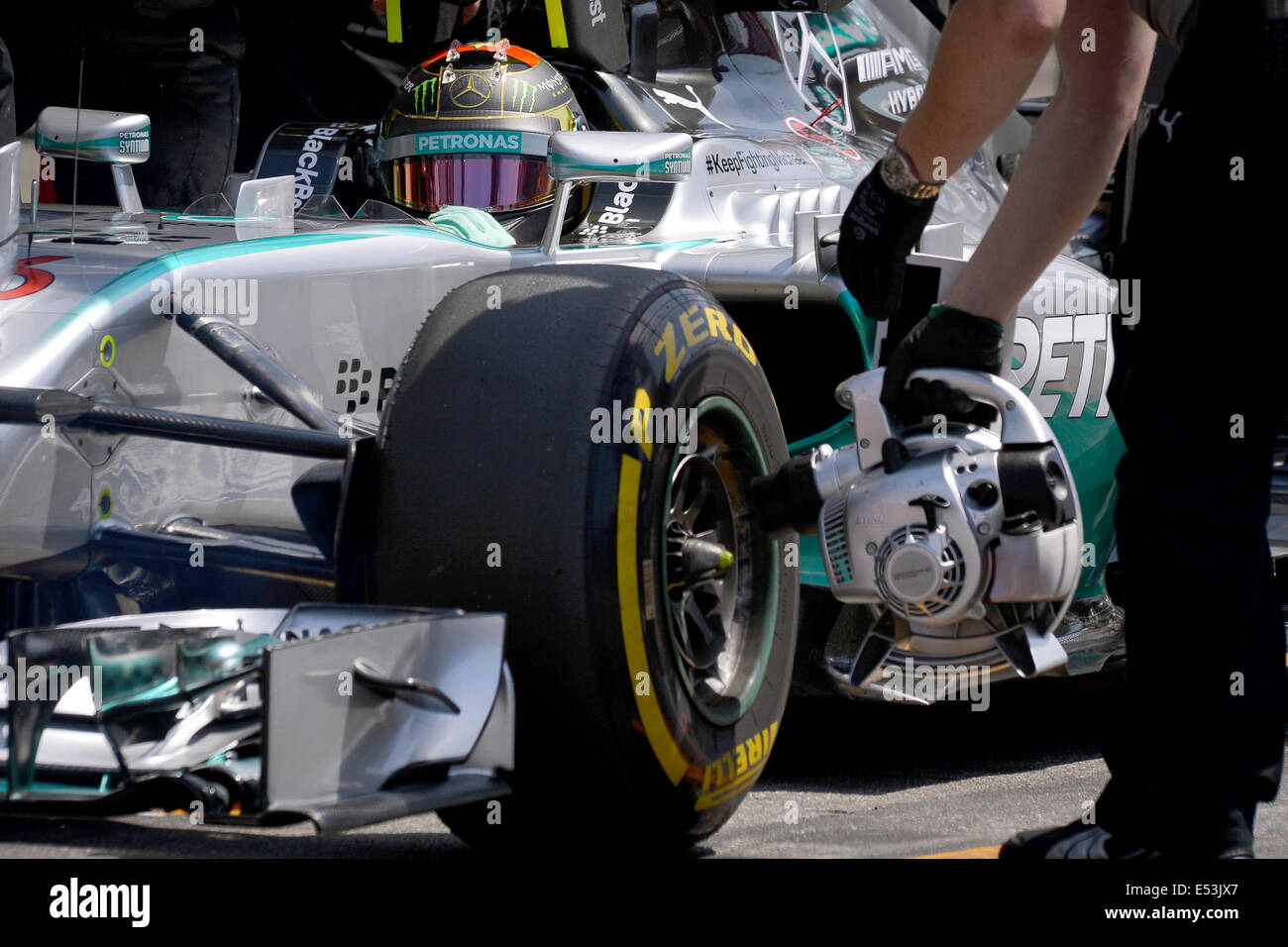 German Race Car Driver For The Mercedes Racing Team High Resolution ...