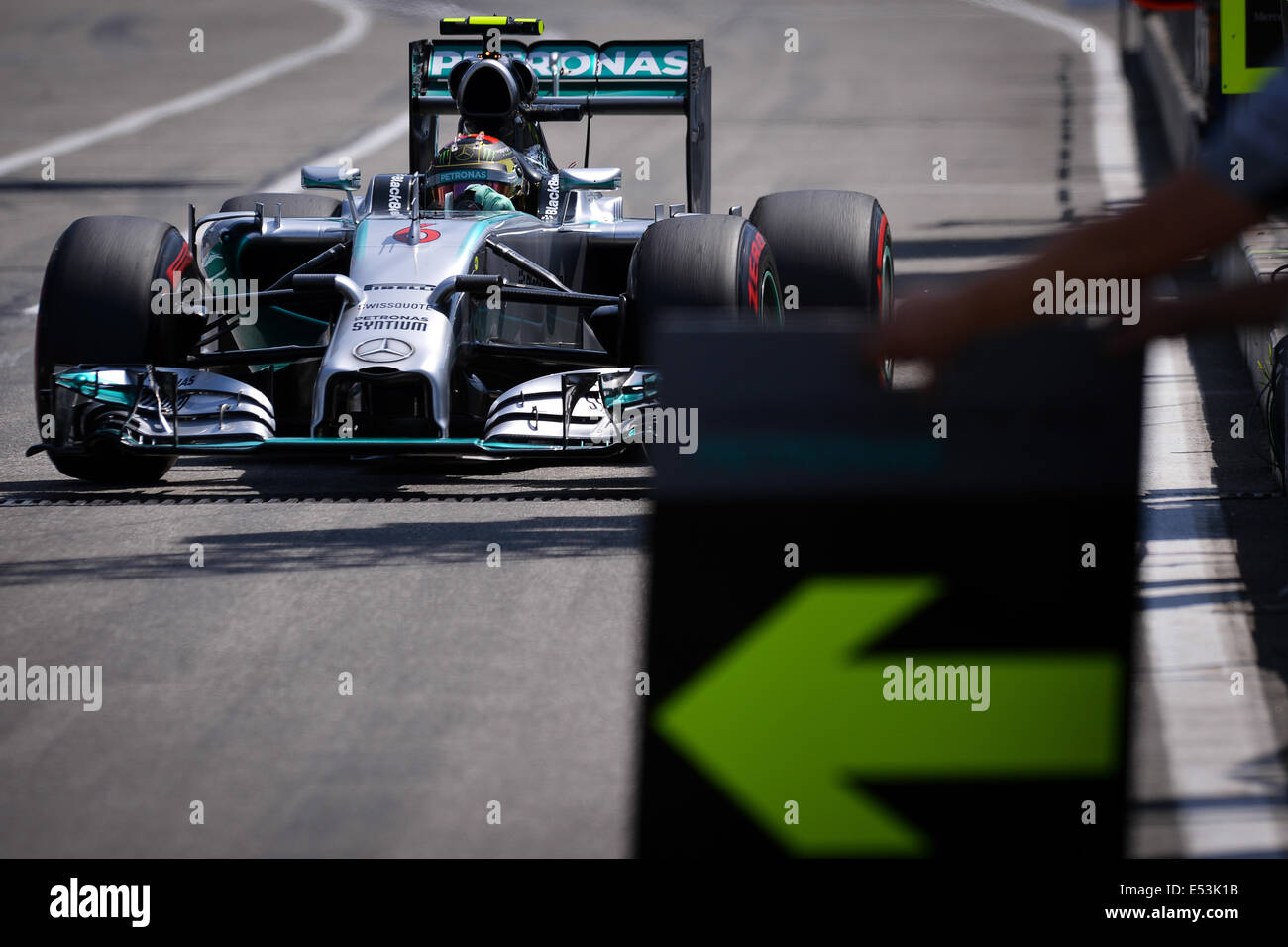 Hockenheim, Germany. 19th July, 2014. German Formula One racing driver ...
