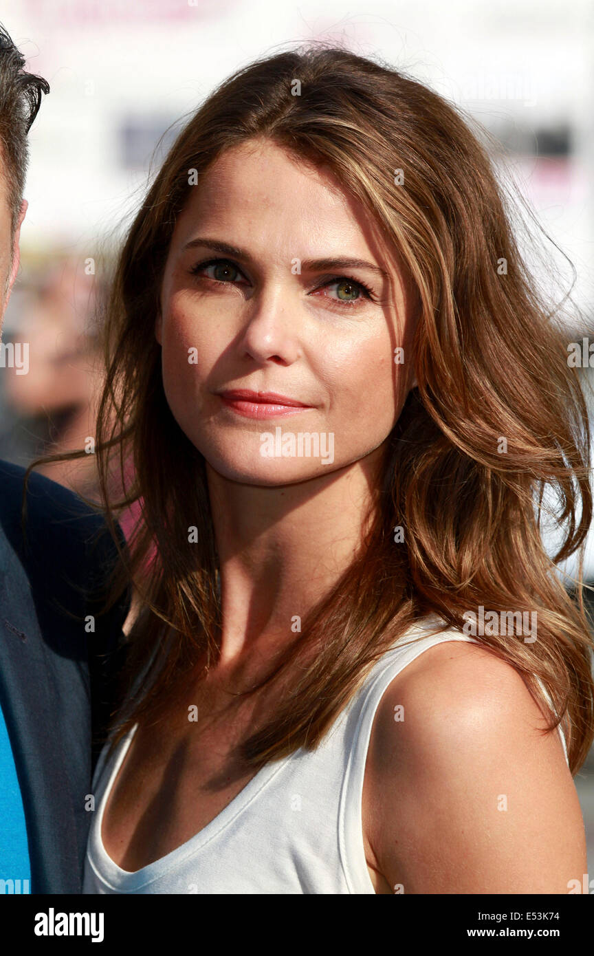 Berlin, Germany. 18th July, 2014. Keri Russell poses at the photocall ...