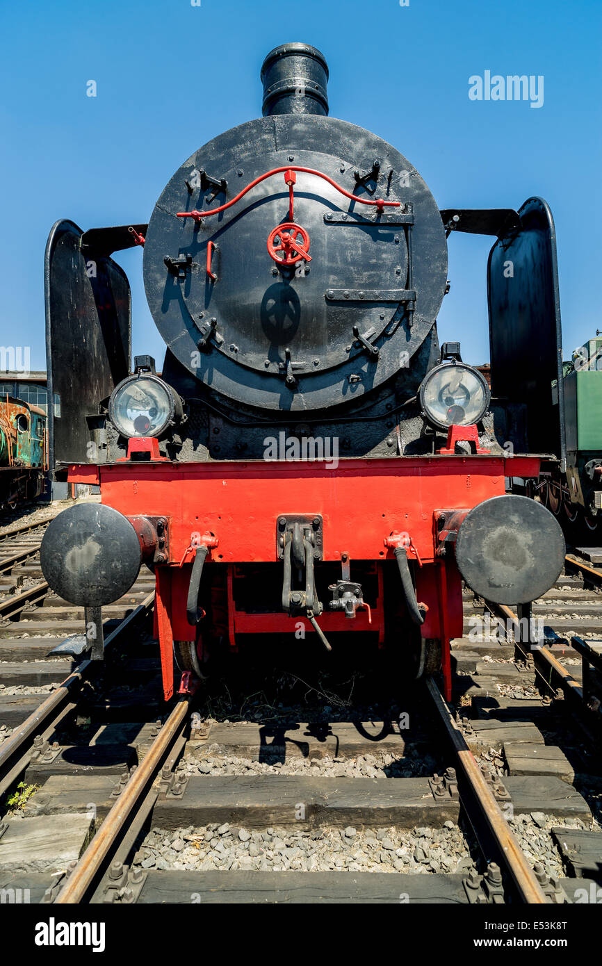 Old steam engine locomotive Stock Photo - Alamy