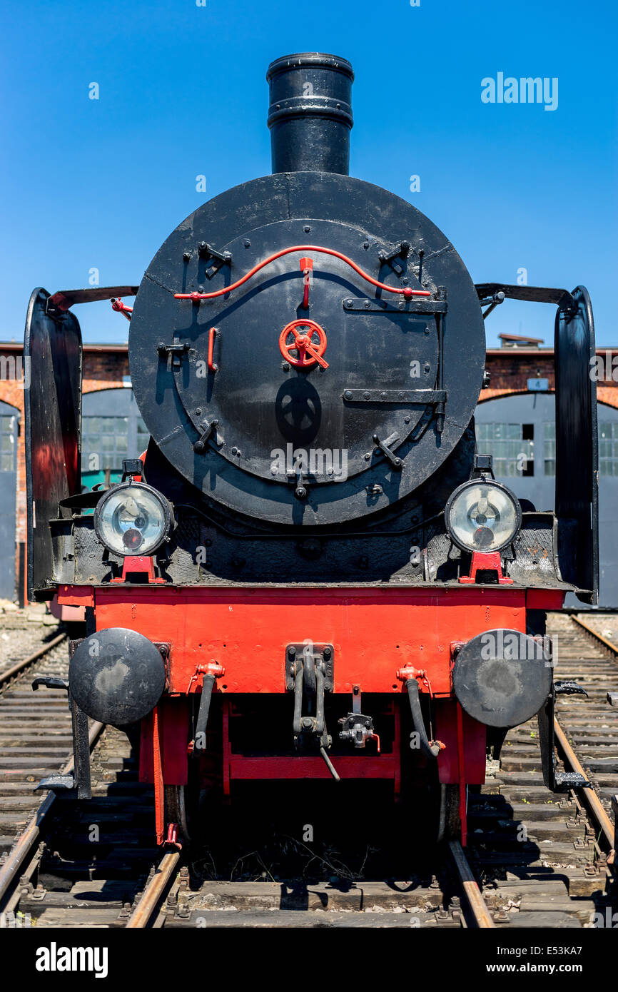Old steam engine locomotive Stock Photo - Alamy