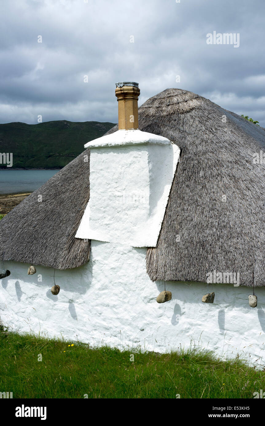 A Traditional Blackhouse at Luib on the Isle of Skye Scotland UK Stock ...
