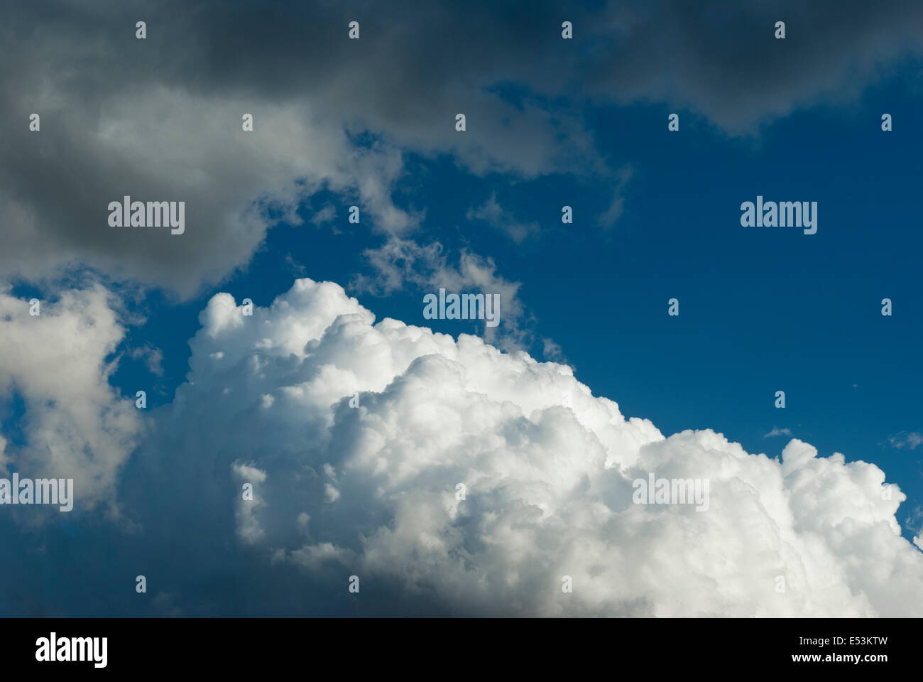 Blue Sky, Clouds, Great Smoky Mtns NP, TN-NC Stock Photo - Alamy
