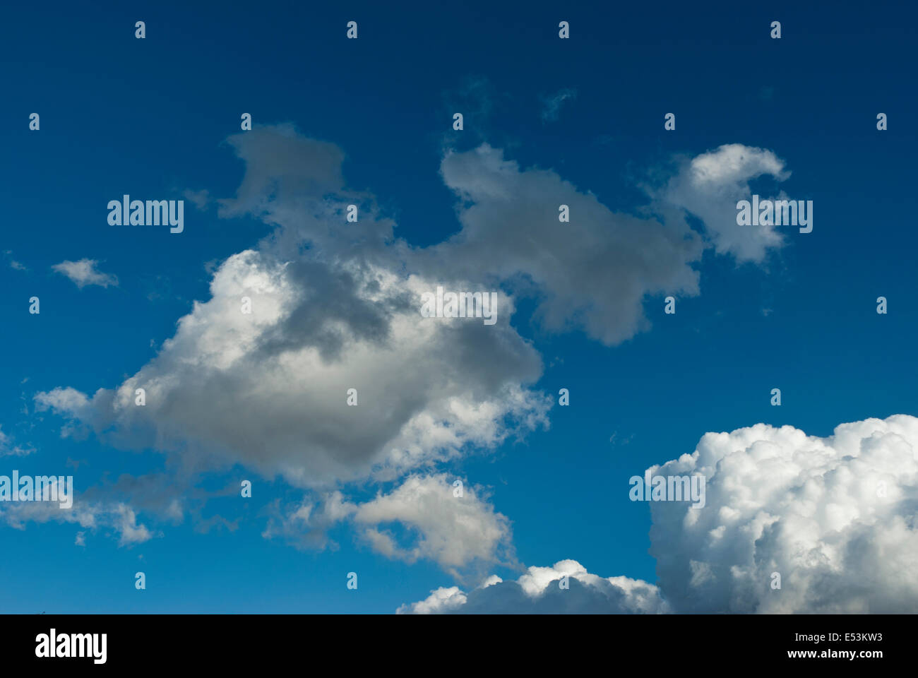 Blue Sky, Clouds, Great Smoky Mtns NP, TN-NC Stock Photo - Alamy