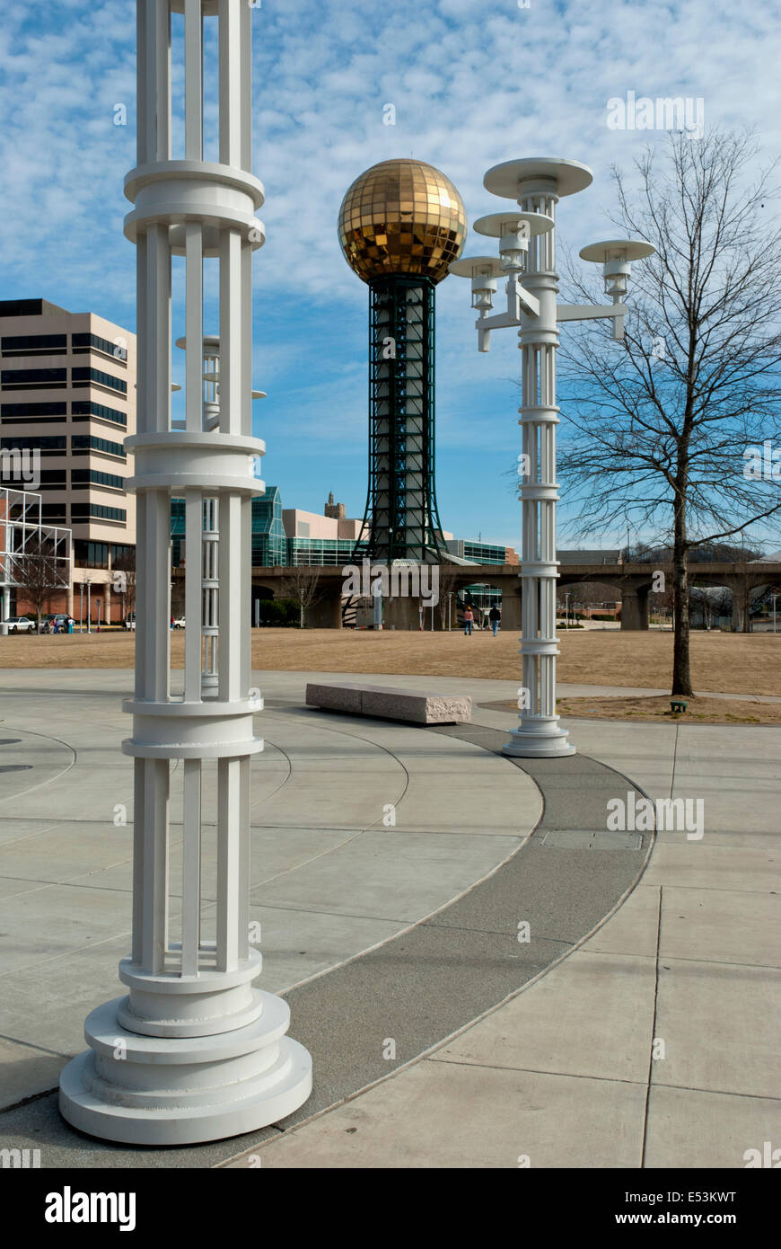 Worlds Fair Park, Sunsphere, Knoxville, Tennessee Stock Photo - Alamy