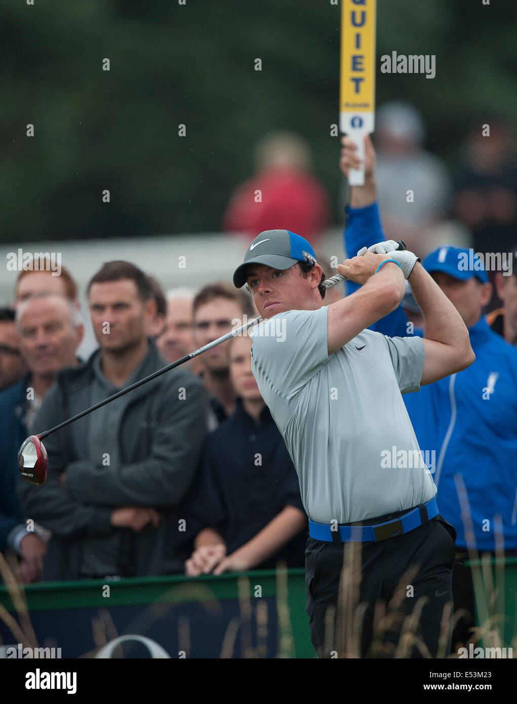 Hoylake, UK. 19th July, 2014. The Open Golf Championship, Round 3. Rory ...