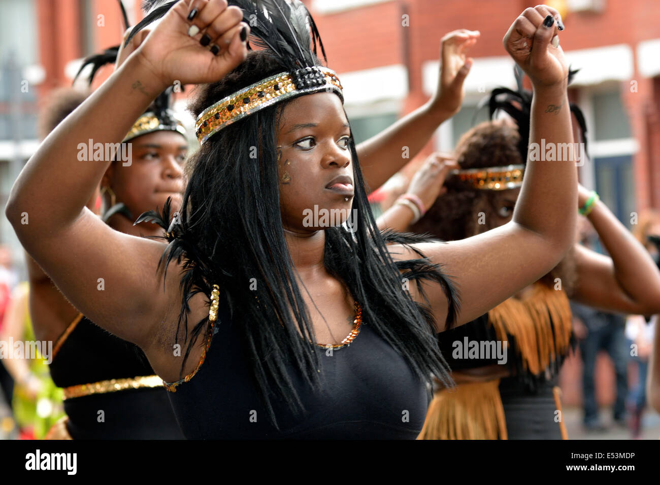 Manchester, UK 19th July 2014 The annual Manchester Caribbean Carnival ...