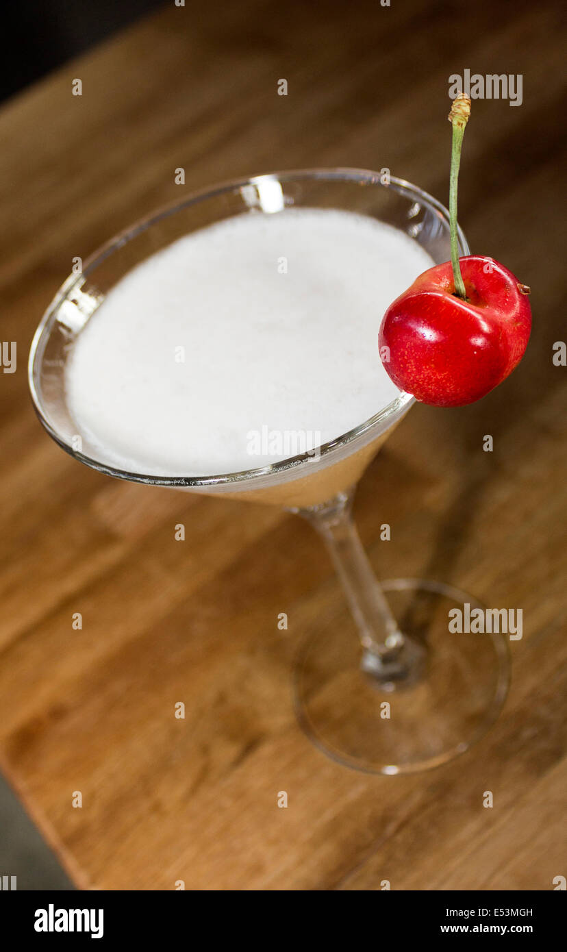 Cherry martini made with Orondo Ruby cherries at South, a Mexican ...