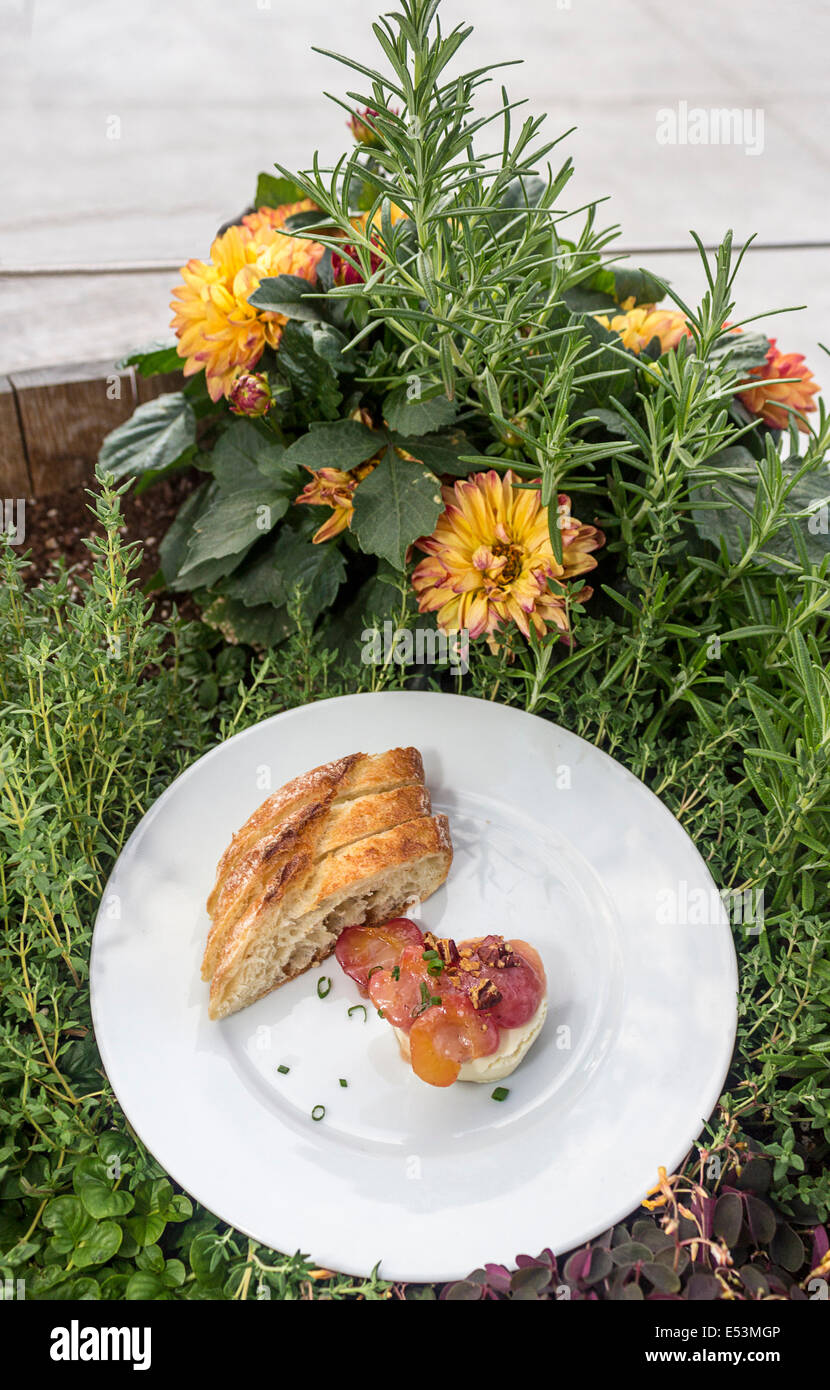 "Sherry cherry" desert made with farmer's cheese and Orondo Ruby ...