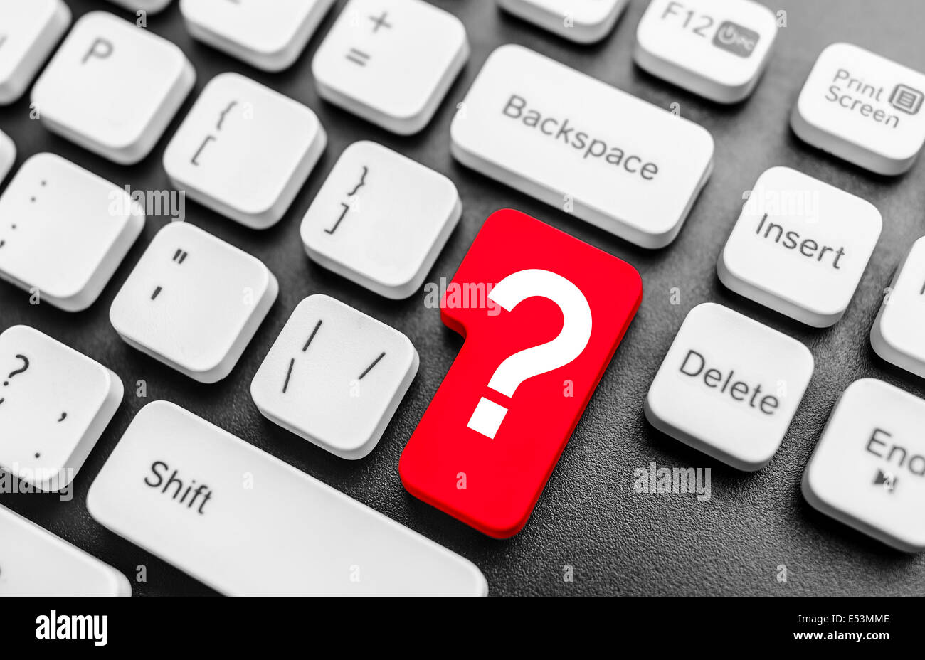 Question mark button icon hi-res stock photography and images - Alamy