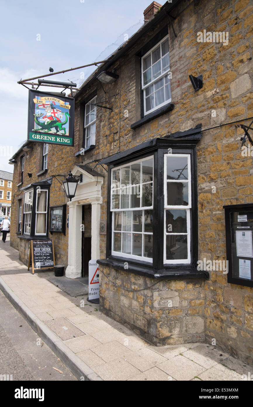 Castle Cary, a small market town in somerset England UK The George ...