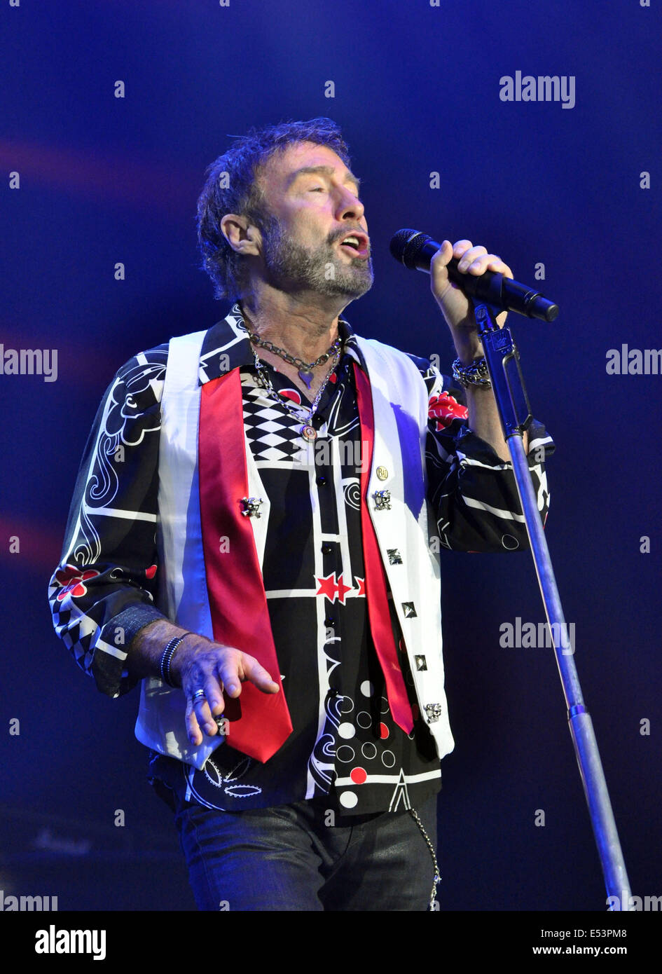 Raleigh, NC, USA. 15th July, 2014. Singer PAUL RODGERS of the rock band ...