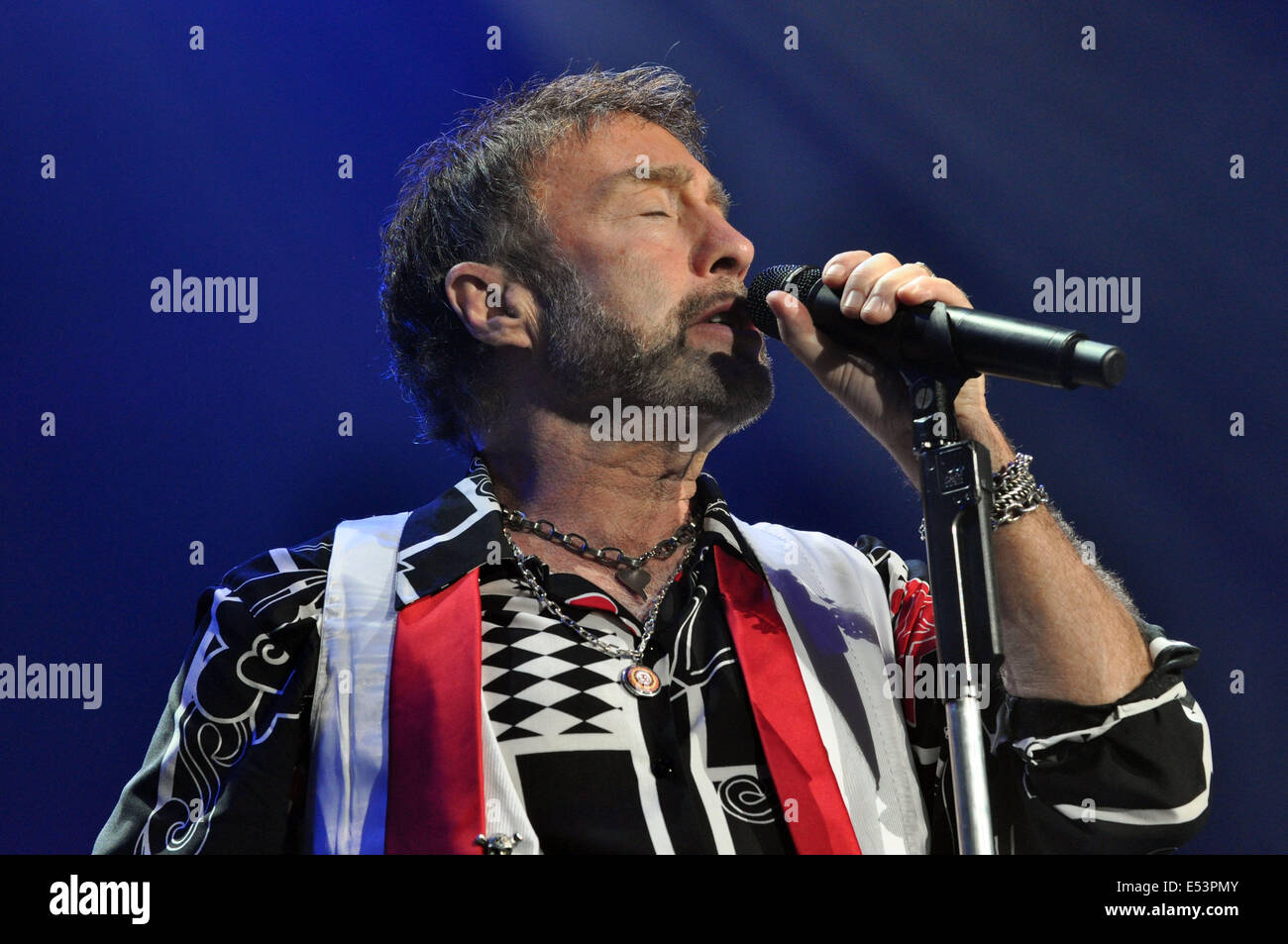Raleigh, NC, USA. 15th July, 2014. Singer PAUL RODGERS of the rock band ...