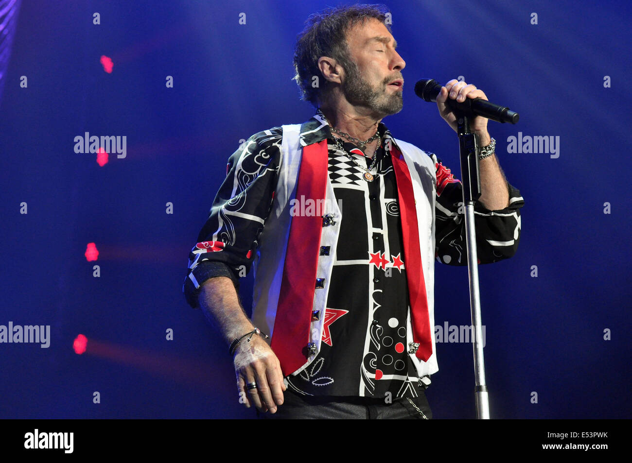 Raleigh, NC, USA. 15th July, 2014. Singer PAUL RODGERS of the rock band ...
