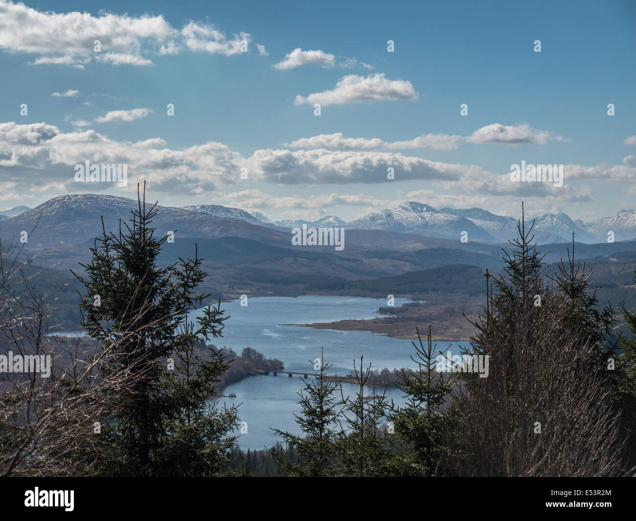 Scottish snow landscape scene hi-res stock photography and images - Alamy