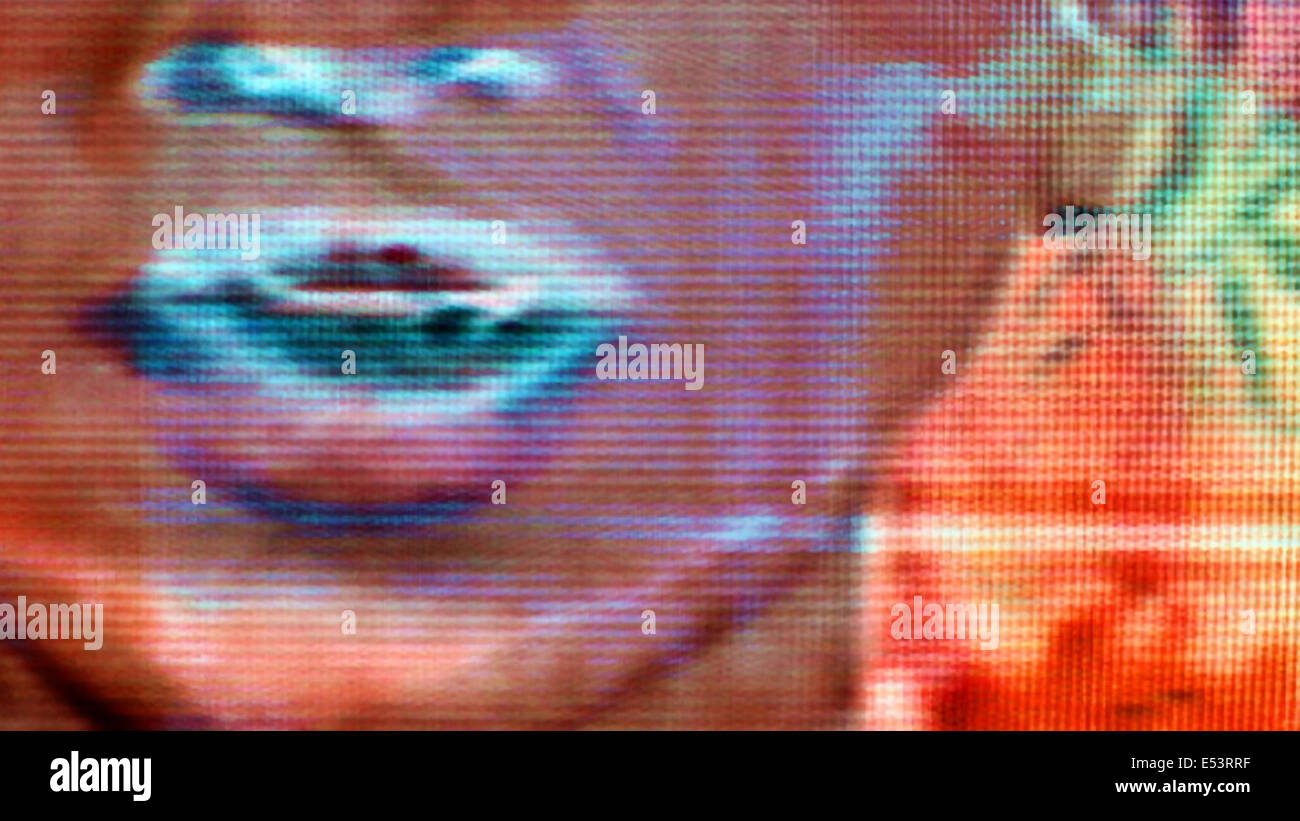Tech Screen Face 0132 Stock Photo - Alamy