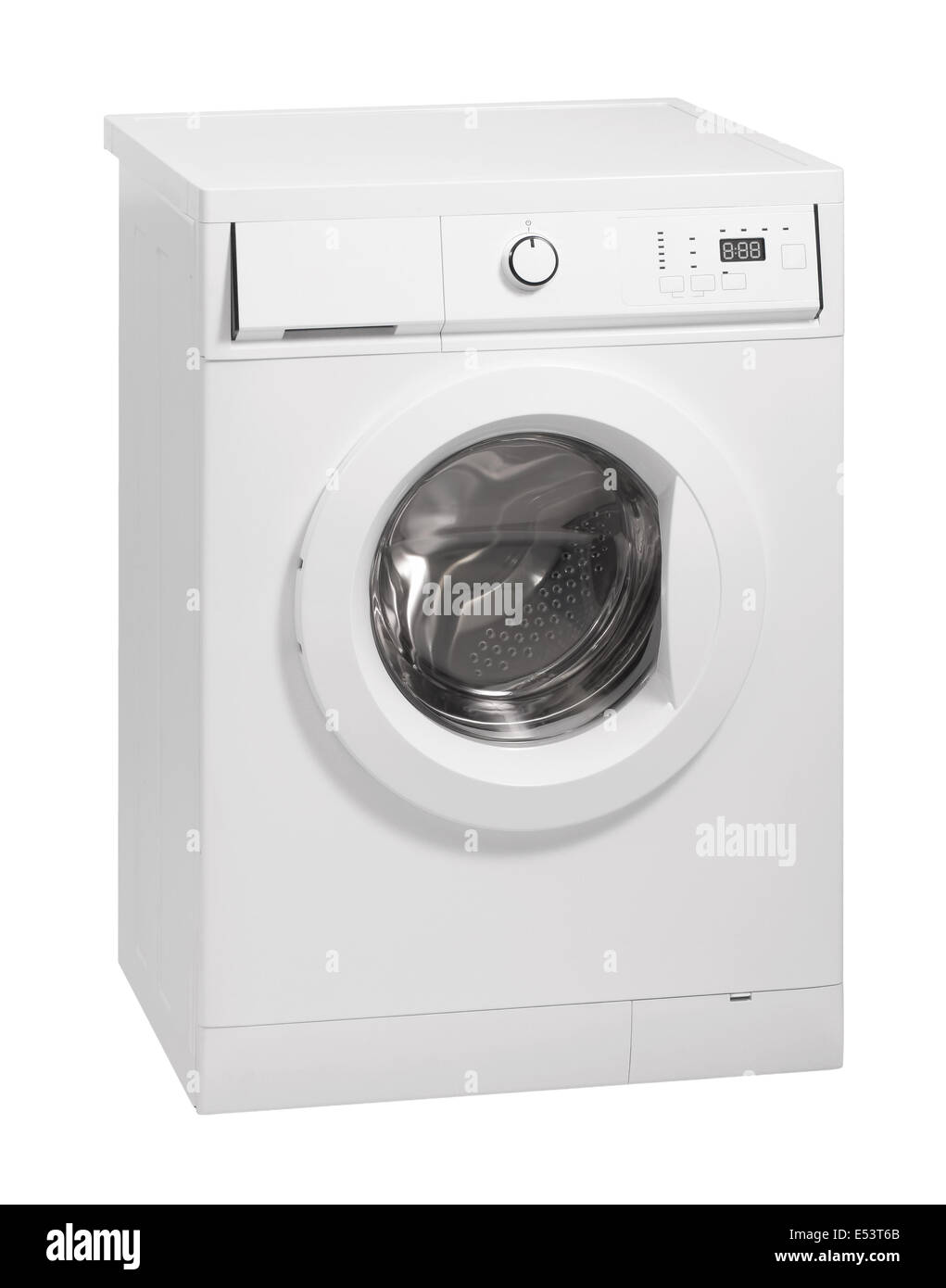 Washing machine isolated over white Stock Photo - Alamy
