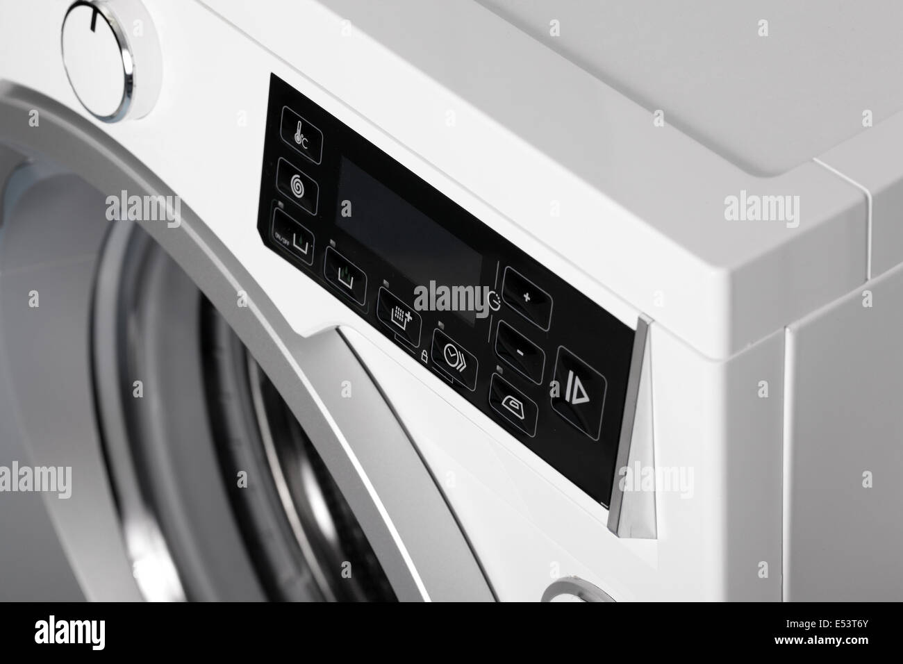 Detail of washing machine Stock Photo - Alamy