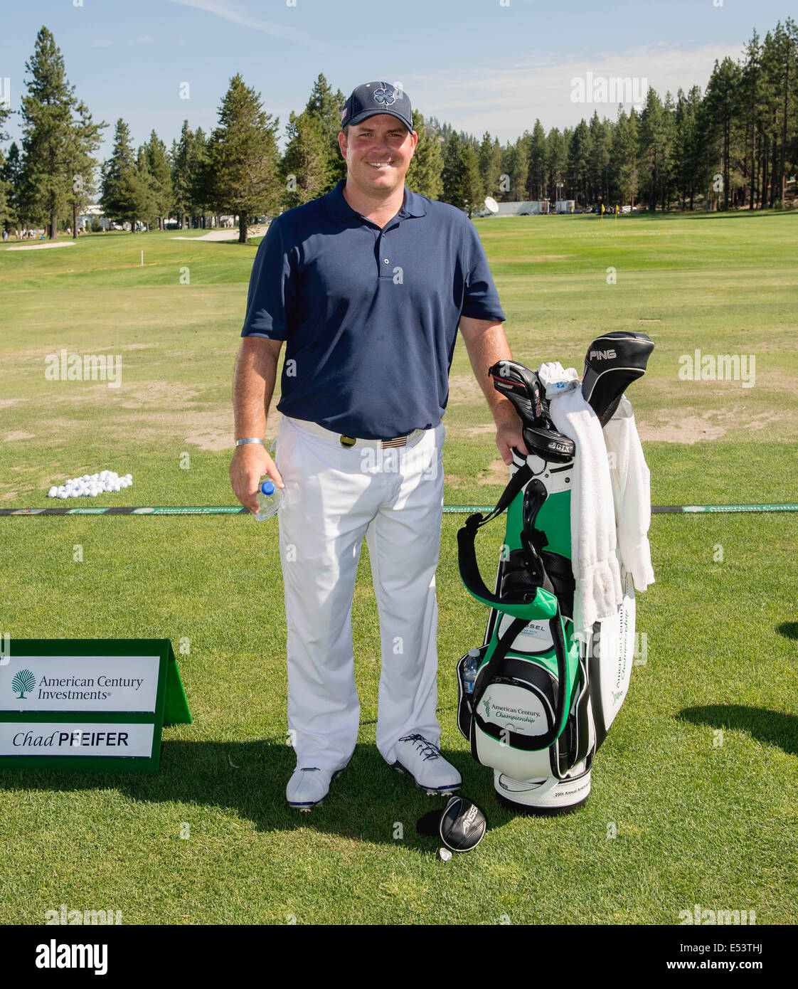 Stateline, Nevada, USA. 19th July, 2014. CHAD PFEIFER, who lost a leg ...