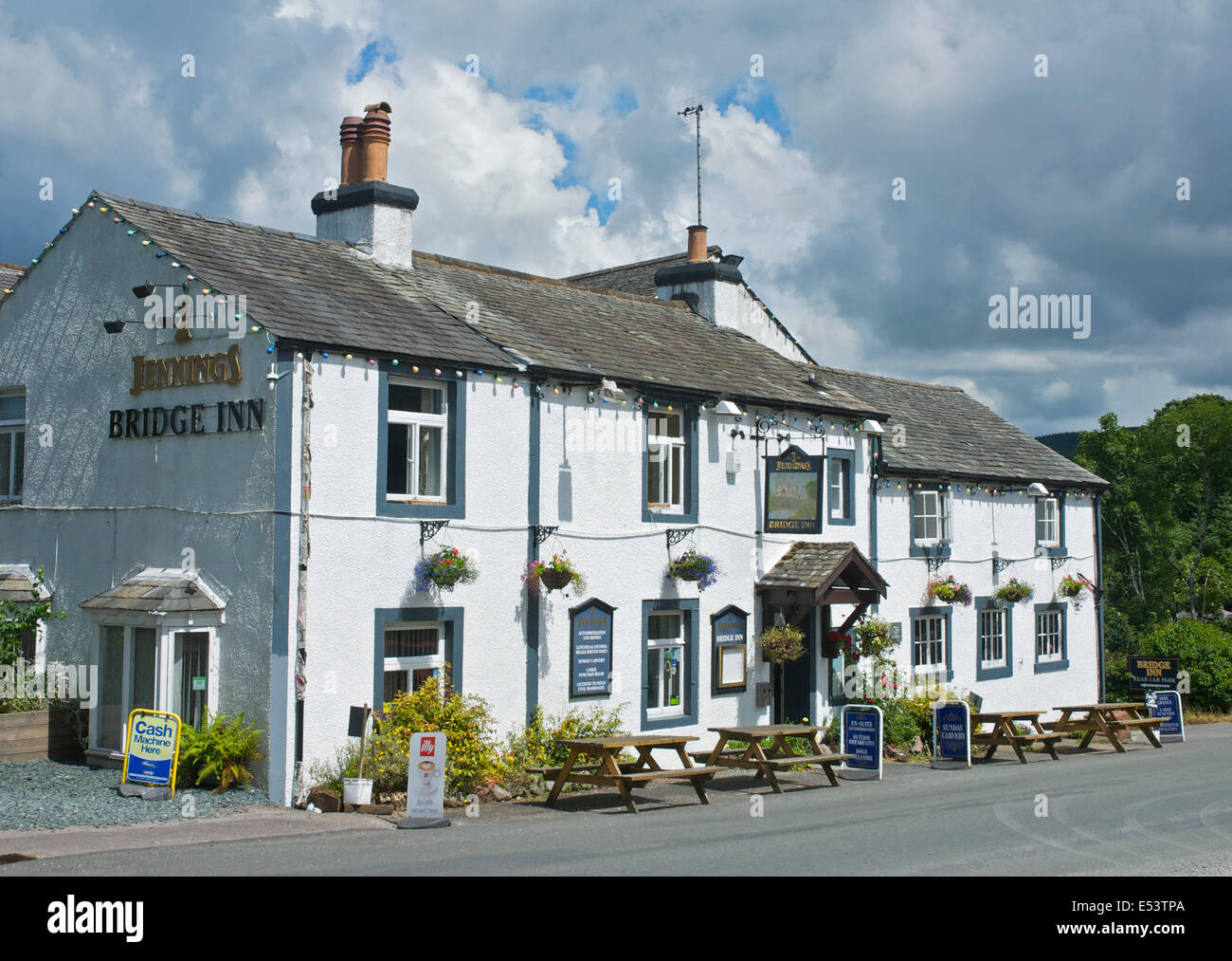 Bridge inn santon bridge hi-res stock photography and images - Alamy