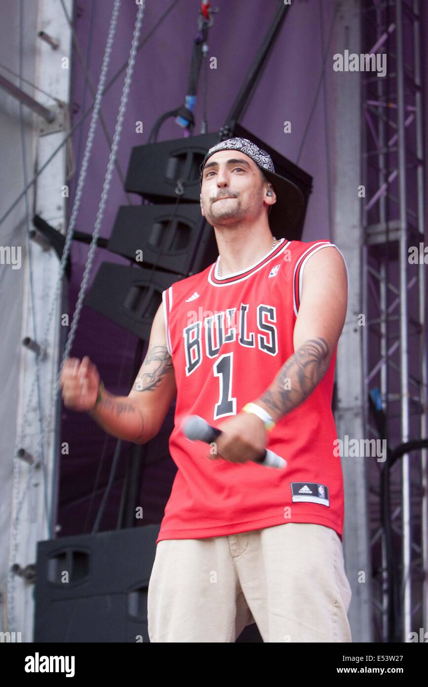 Guildford, UK. 19th July, 2014. Naughty Boy performing on day 2 of ...