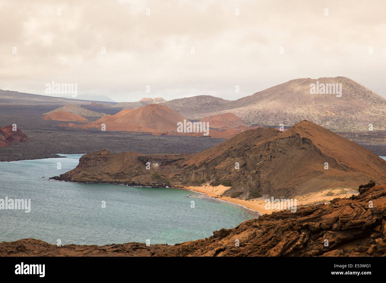 Volcanic Mountains in the Galapagos Islands Stock Photo - Alamy