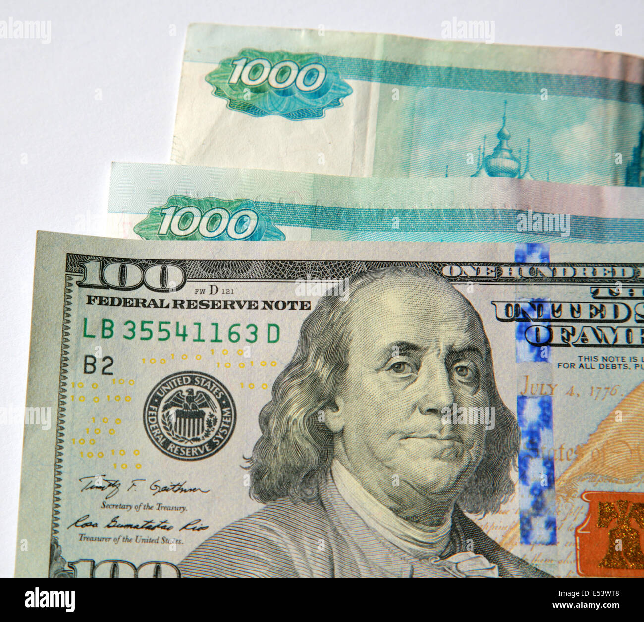 Russian money one ruble hi-res stock photography and images - Alamy