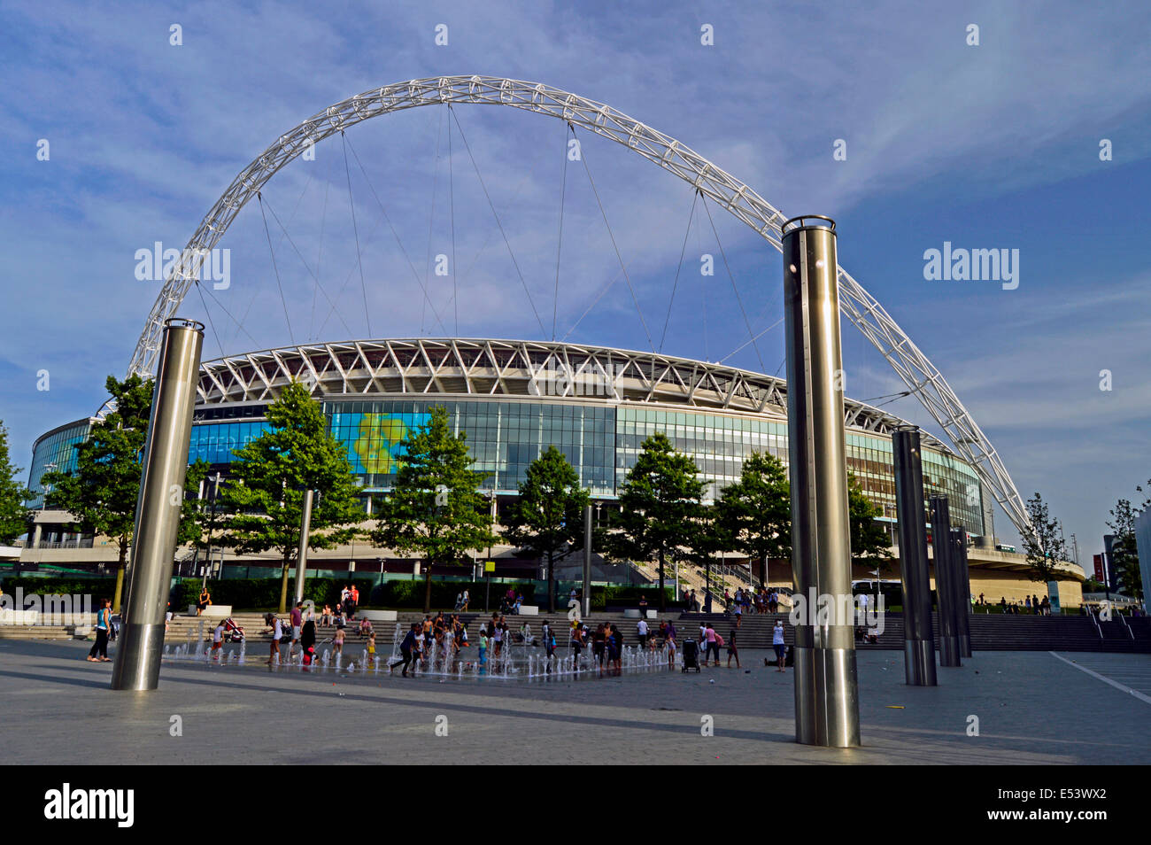 The Wembley Stadium, London Borough of Brent, London, England, United ...