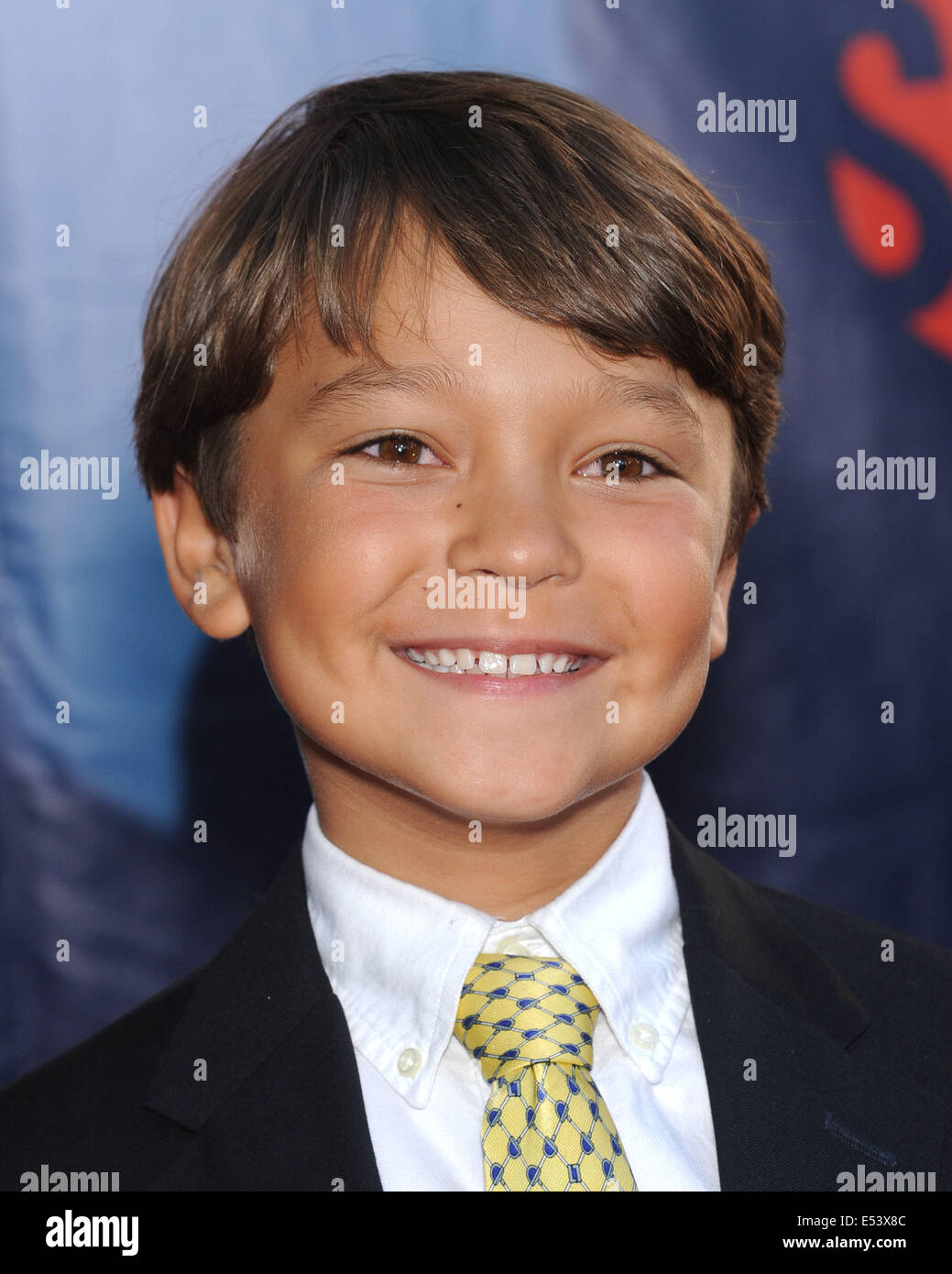West Hollywood, California, USA. 17th July, 2014. Pierce Gagnon arrives ...