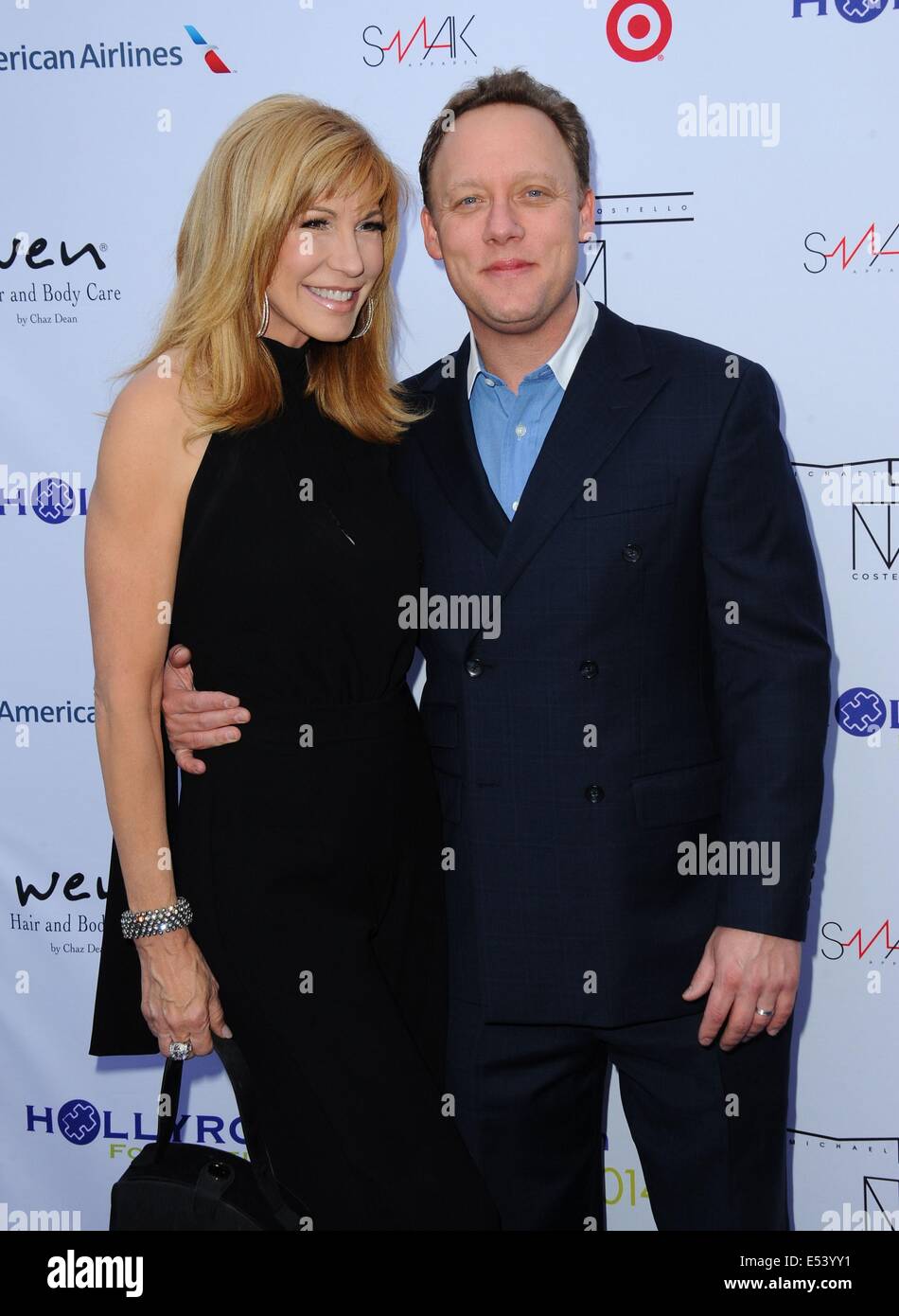 Los Angeles, CA, USA. 19th July, 2014. Leeza Gibbons, Husband at ...