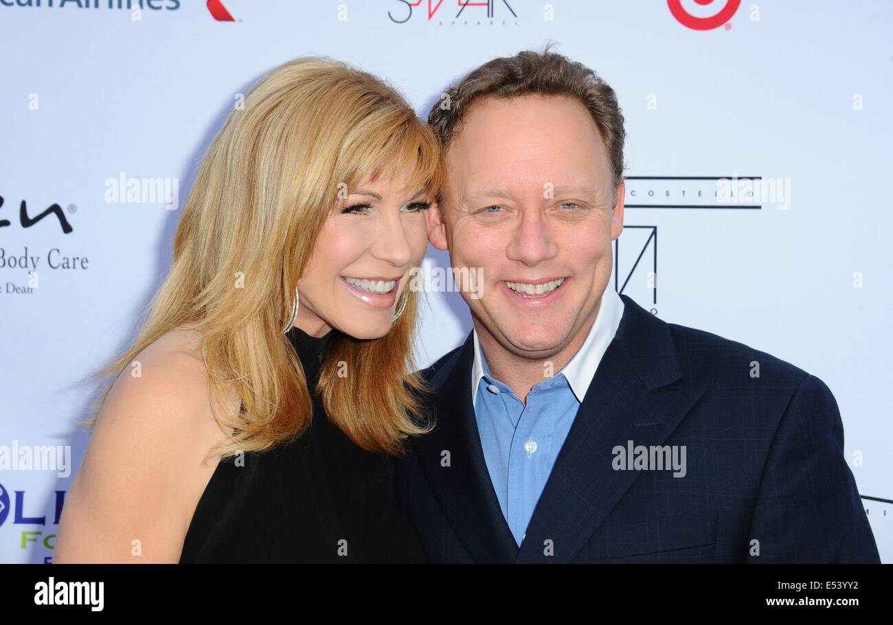 Los Angeles, CA, USA. 19th July, 2014. Leeza Gibbons, Husband at ...