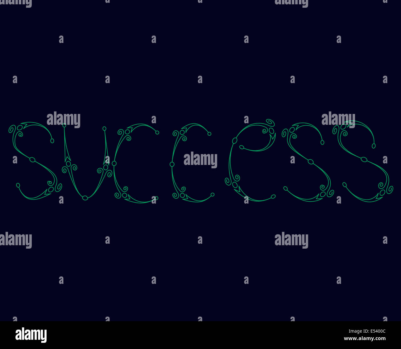 abstract magic success text on a blue black background Stock Photo - Alamy