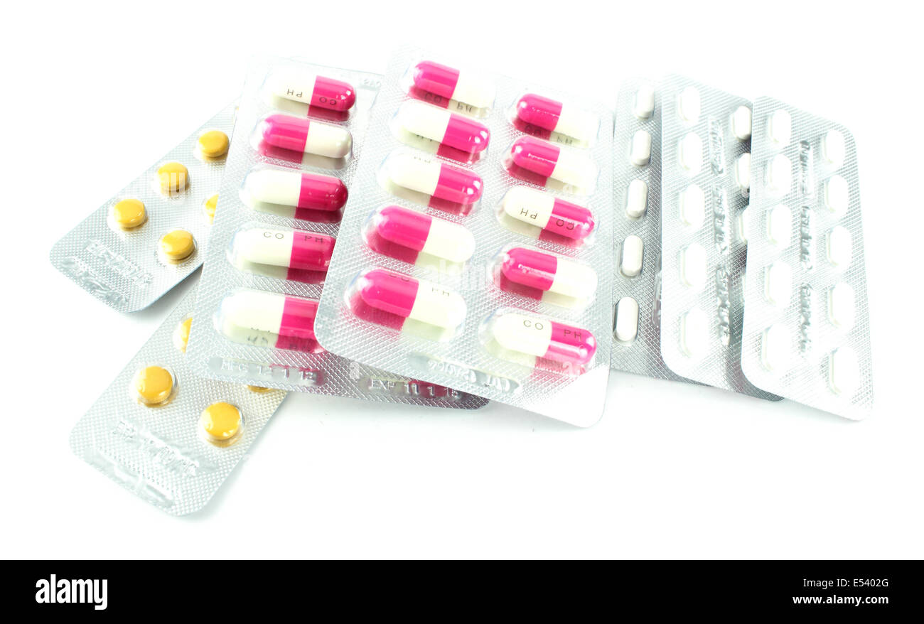 Vitamin capsule flower yellow Cut Out Stock Images & Pictures - Alamy