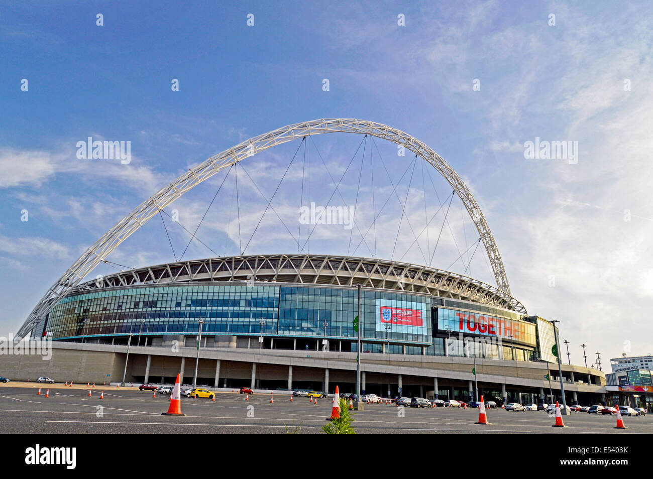 The Wembley Stadium, London Borough of Brent, London, England, United ...