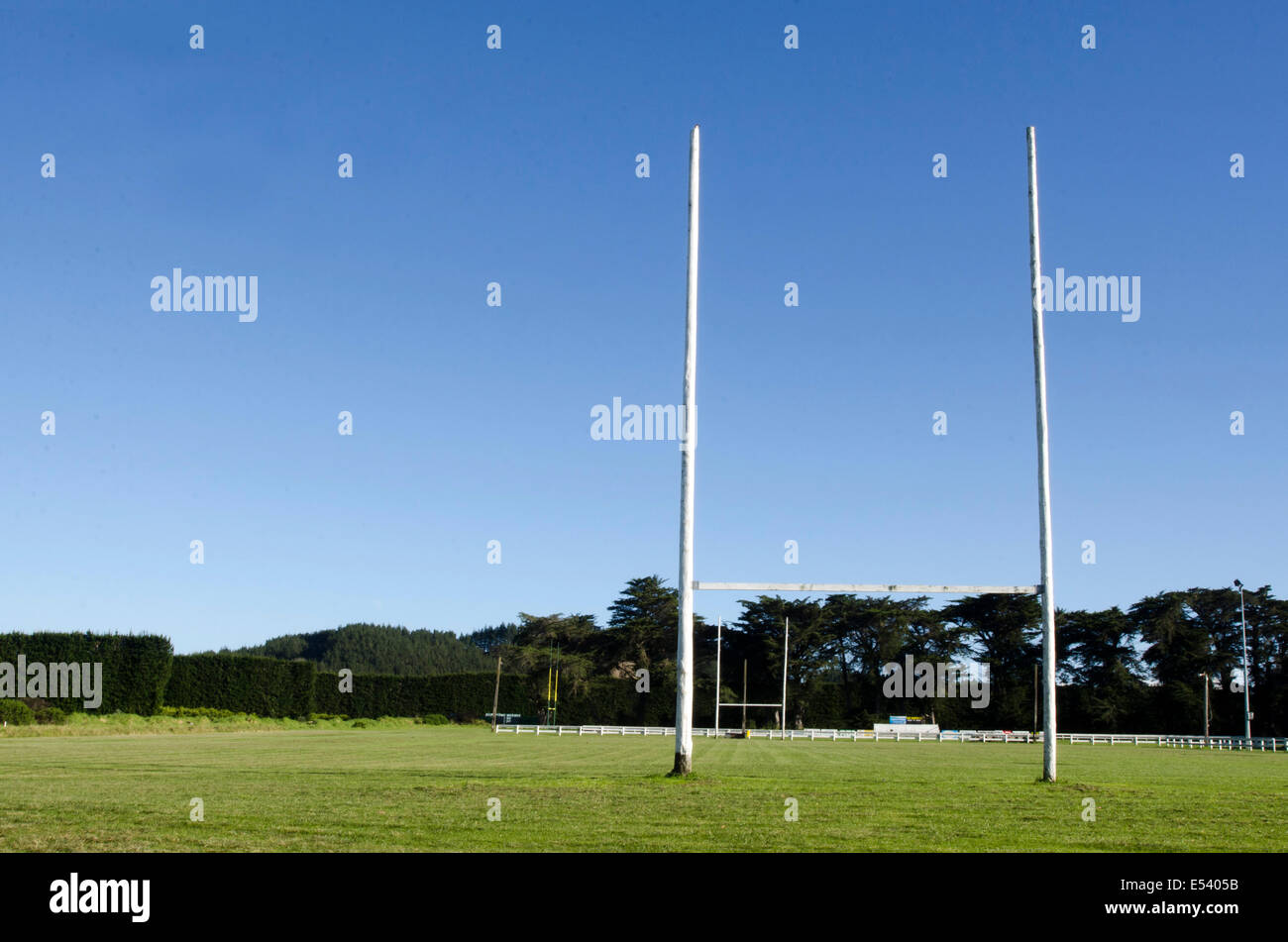 Goal Posts And Stadium High Resolution Stock Photography and Images - Alamy