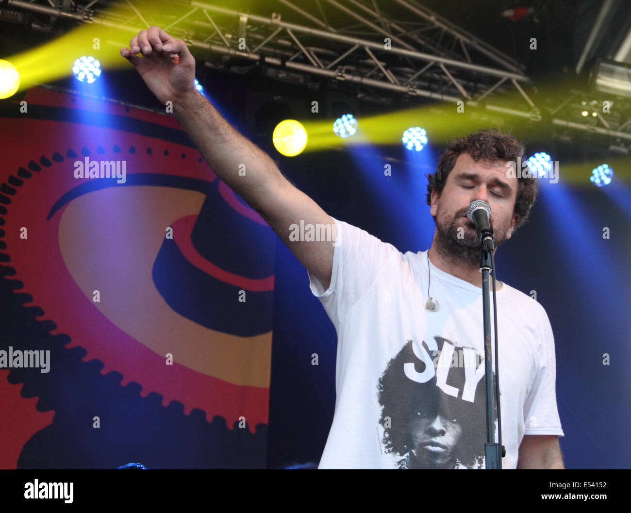 Lead Singer Of The Reverend And The Makers High Resolution Stock ...