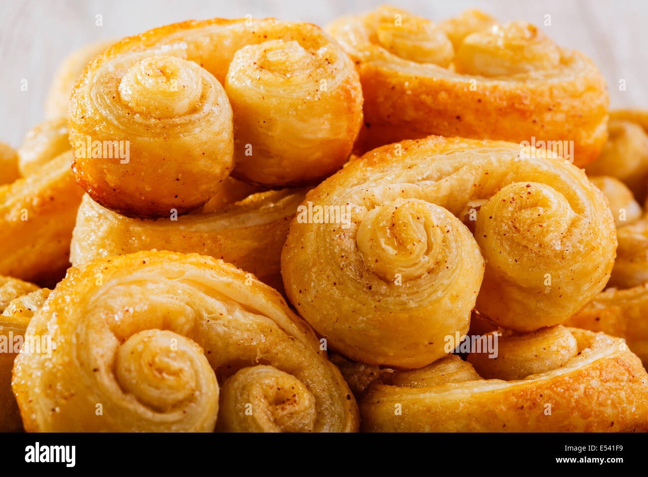 curls puff pastry Stock Photo - Alamy