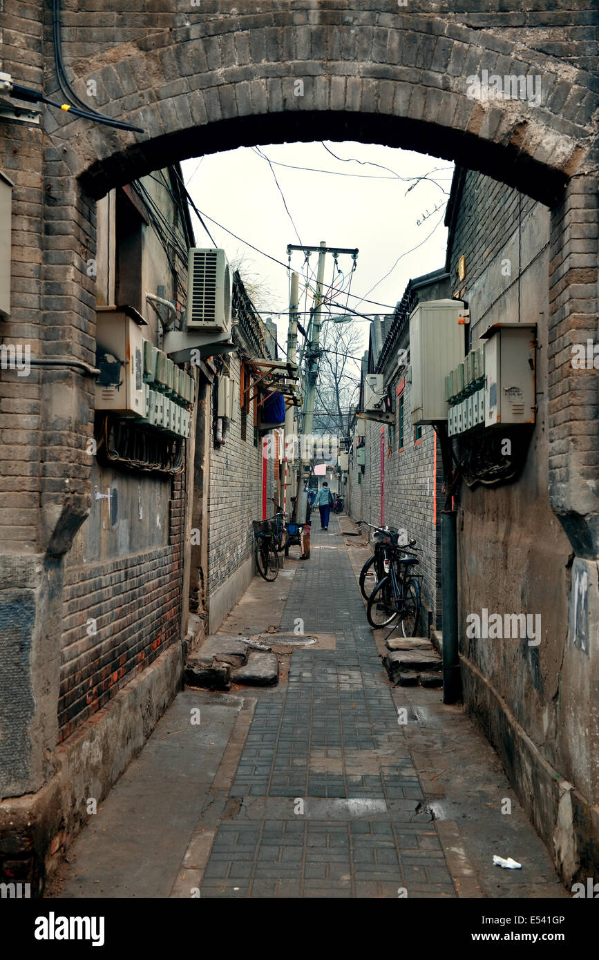 Old historical buildings in Beijing China Stock Photo - Alamy