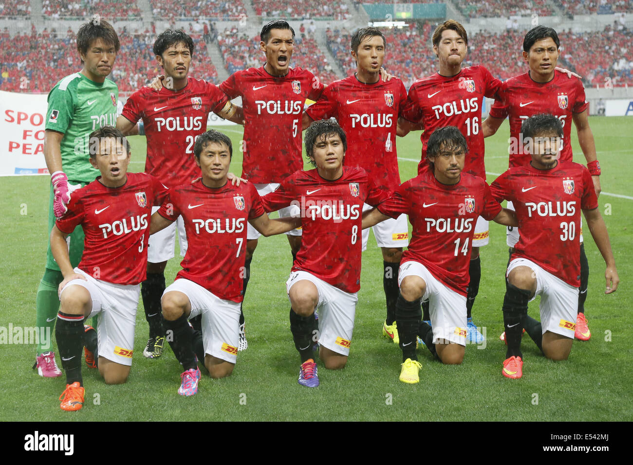 Saitama Stadium 2002, Saitama, Japan. 19th July, 2014. Urawa Reds team ...