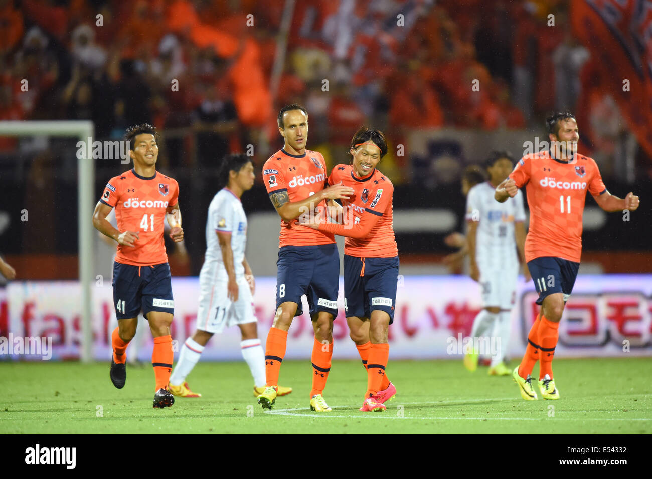 NACK5 Stadium Omiya, Saitama, Japan. 19th July, 2014. Omiya Ardija team group, Football /Soccer ...