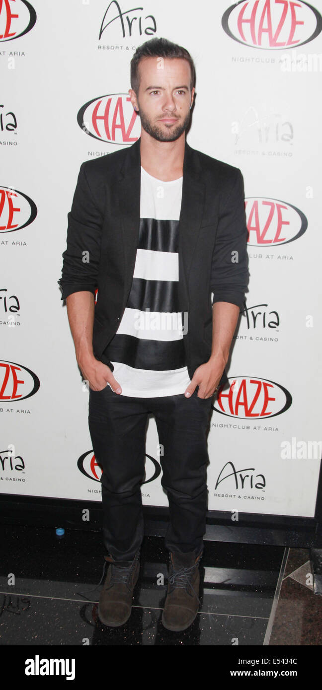 Las Vegas, Nevada, USA. 20th July, 2014. Singer Travis Garland attends ...