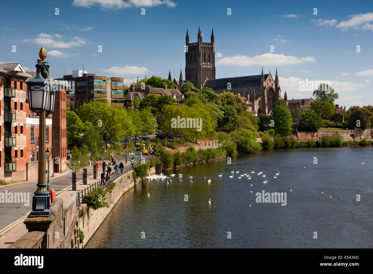 UK, England, Worcestershire, Worcester, River Severn Stock Photo - Alamy
