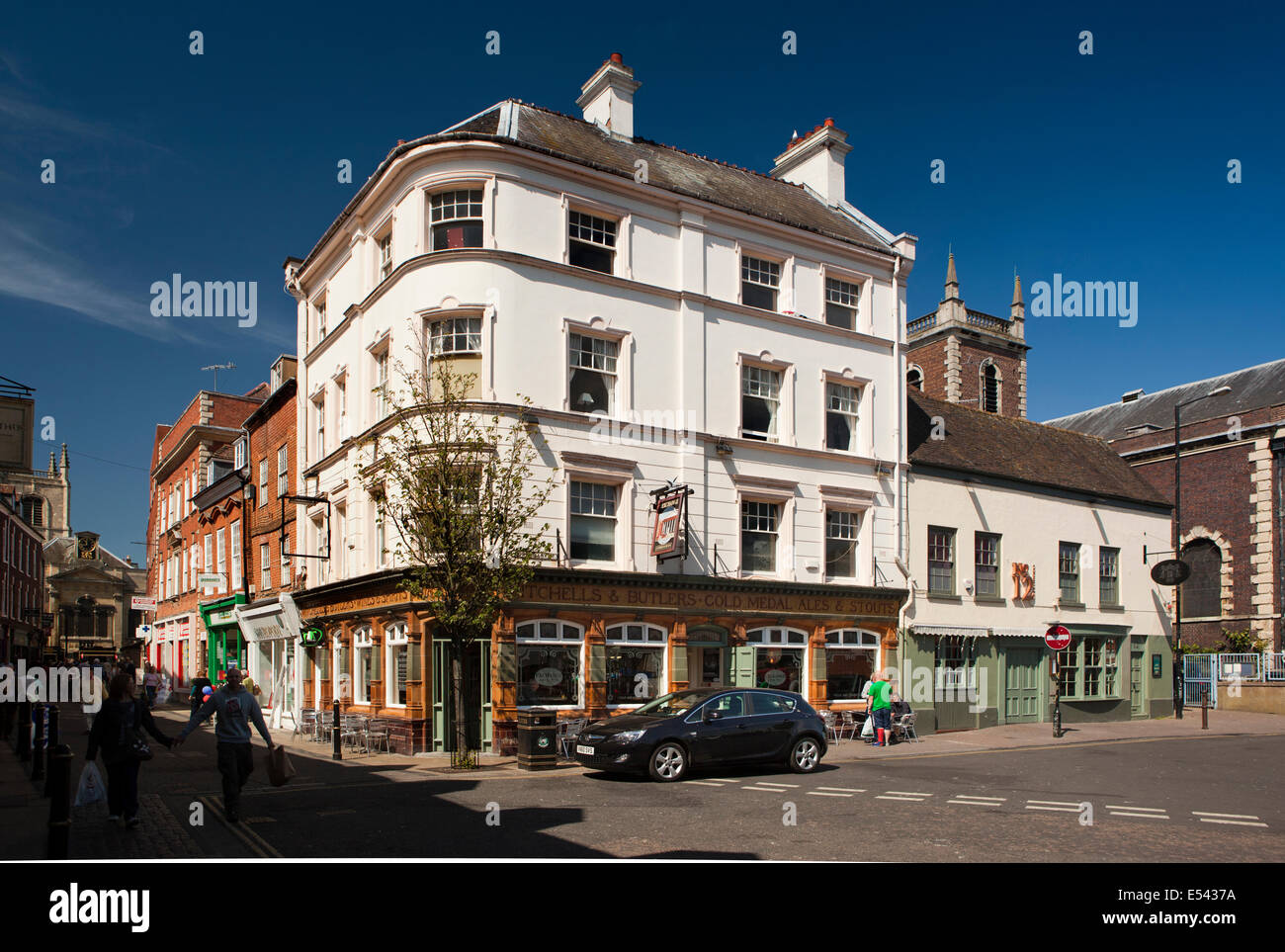 UK, England, Worcestershire, Worcester, Cornmarket Stock Photo - Alamy